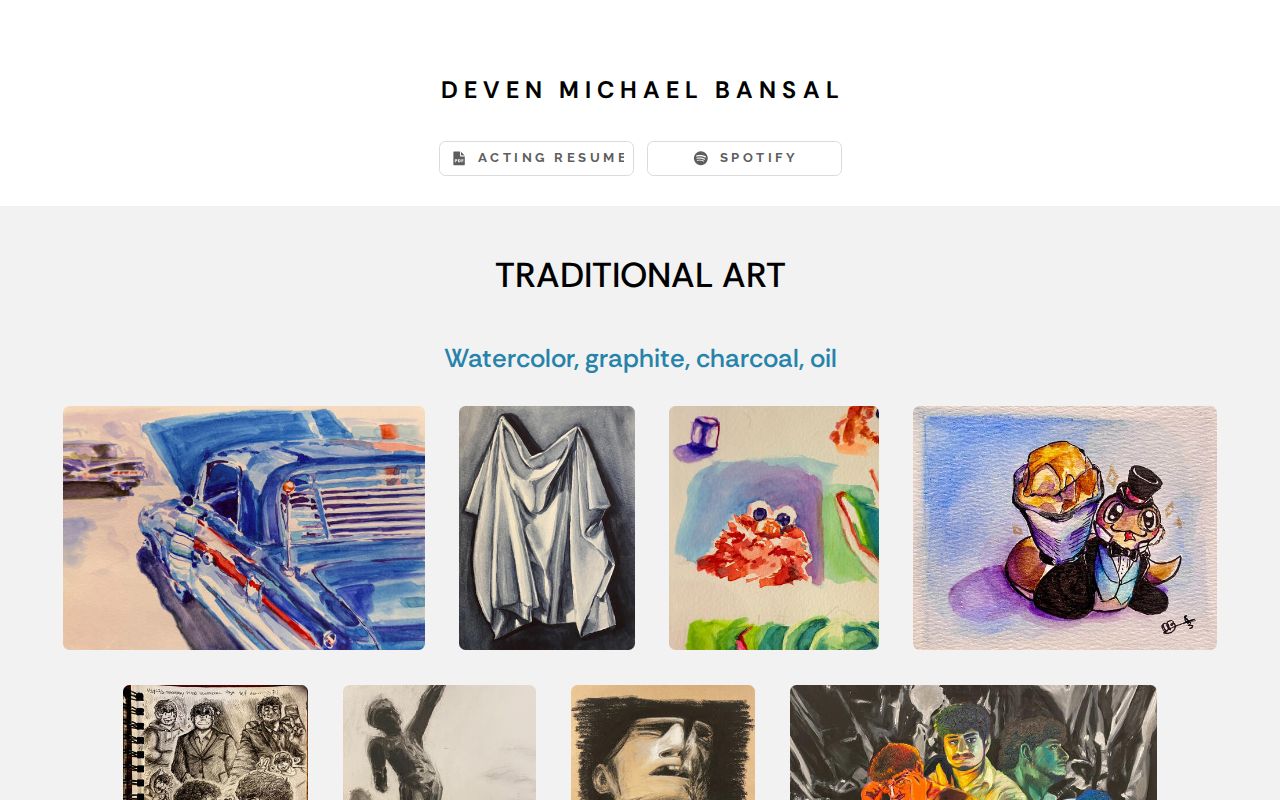 Deven Michael Bansal's Portfolio